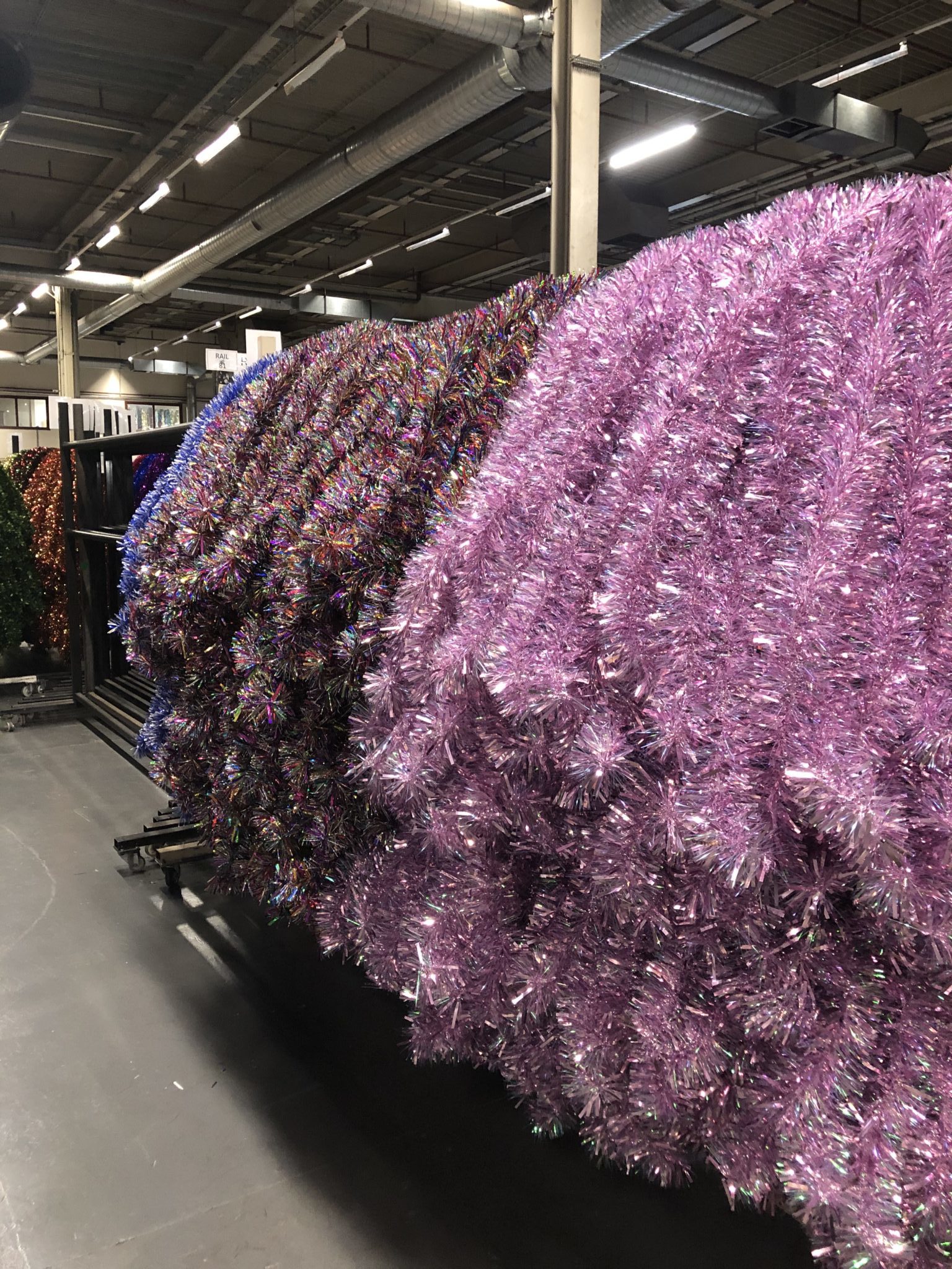 Our British Made Tinsel in Full Production! - Festive